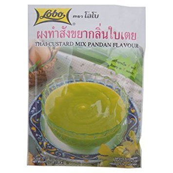 Amazon.com : Lobo Custard Dessert Mix Pandan Flavour 120g. : Grocery ...