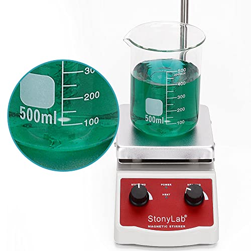 Snapklik.com : Stonylab Magnetic Stir Bar, 5-Pack 10 Mm Laboratory Stir ...