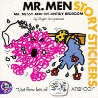 Mr. Messy and His Untidy Bedroom (Mr. Men Story Stickers): Amazon.co.uk ...