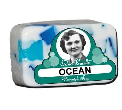 Amazon.com : Edna Lucille Homestyle Soap 5.5 Ounce Bar (Ocean) : Beauty ...