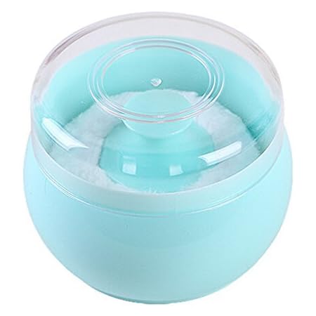 Amazon.com: Baby Powder Container with Puff - 2Pcs Body Powder Puff ...