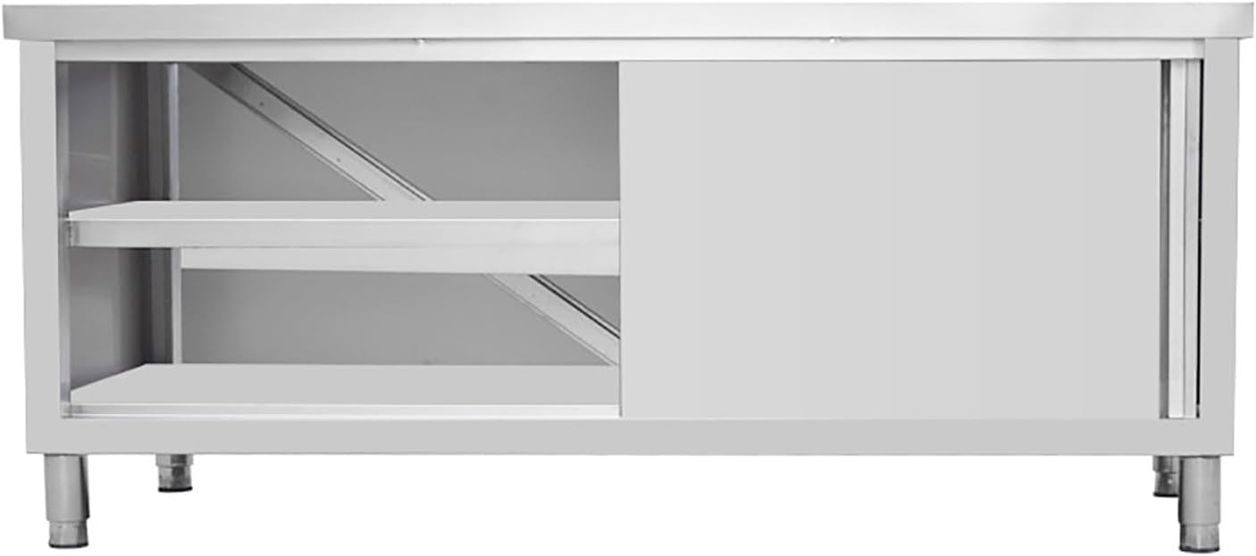 Amazon.com: CMYAOYC Stainless Steel Prep Table, Commercial Kitchen Prep ...