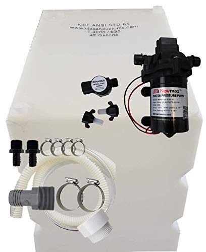 Rv Fresh Water Tank Food Safe Water Storage 10 GALLON Fresh / Gray ...