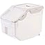 Amazon.com: Grain Rice Storage Bin Food Containers Set Leak Proof ...