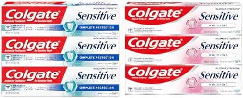 Amazon.com : Colgate Sensitive Toothpaste, Complete Protection, Mint ...