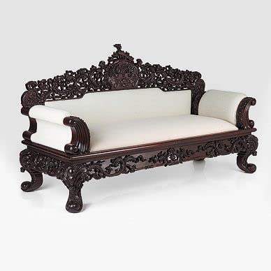 Bombay Handicraft Handmade Shesham Wooden Royal Look 3 Seater Sofa ...