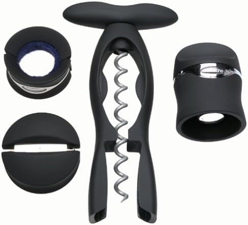 Amazon.com: Metrokane 4-Piece Wine Tool Kit: Wine Accessories: Home ...