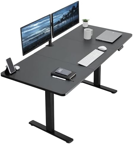 VIVO Electric Height Adjustable 180cm x 76cm Memory Stand Up Desk ...
