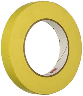 3M 06652 Automotive Refinish Masking Tape, 250 Degree F Performance ...