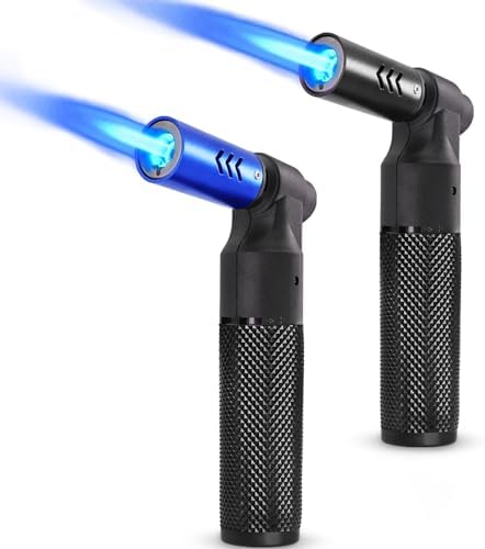 Amazon.com: Butane Torch Lighter Gun-shaped, Refillable Cooking Torch ...