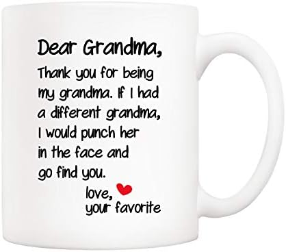 Amazon.com: MAUAG Funny Mothers Day Mom Coffee Mug, Dear Mom, You Fluff ...