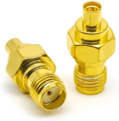 Amazon.com: Ahoaepy 2PCS SMA to MMCX Radio Antenna Adapter, Low Loss SMA Female to MMCX Female ...