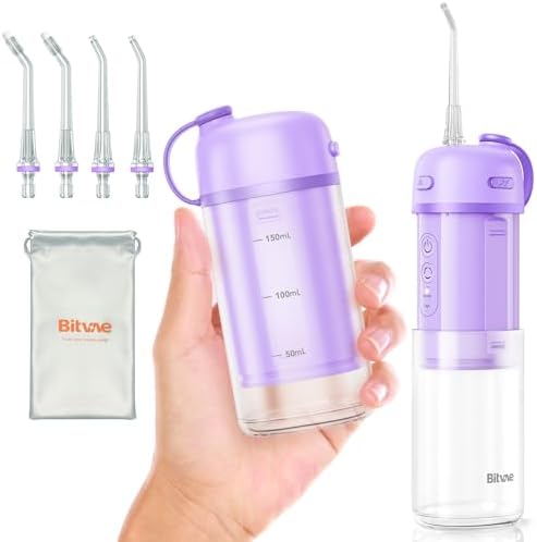 Amazon.com: Bitvae P1 Water Dental Flosser, Portable Water Cleaner ...