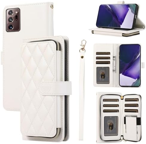 Amazon.com: Furiet Wallet Case for Samsung Galaxy Note 20 Ultra 5G with Wrist Strap, 9+ Card ...