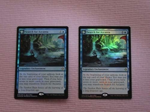Amazon.co.jp: mtg アズカンタの探索/Search for Azcanta XLN 英語版 foil 2枚まで ※BOXプロモ ...