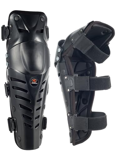 Snapklik.com : Motorcycle Knee Shin Guards, Long Leg Protection Crash ...