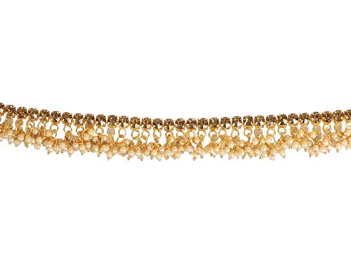 Womensky Stylish Antique Traditional Pearls Stone Fancy Gold Plated ...