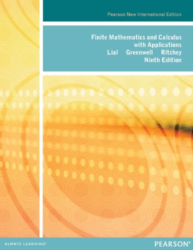 Finite Mathematics and Calculus with Applications: Pearson New ...