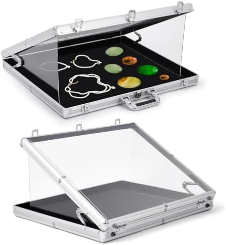 Amazon.com: Wonderjune 24"x20" Trade Show Display Case Sports Card ...