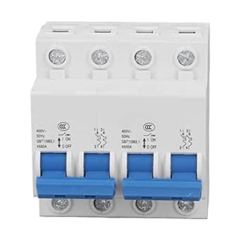 AC Circuit Breaker, 400V 4500A Interlock Manual Dual Power Transfer ...
