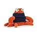 Amazon.com: Jellycat Cozy Crew Crab Stuffed Animal : Toys & Games