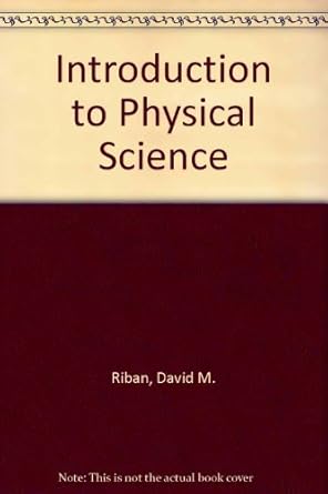 Amazon.com: Introduction to Physical Science: 9780070521407: Riban ...