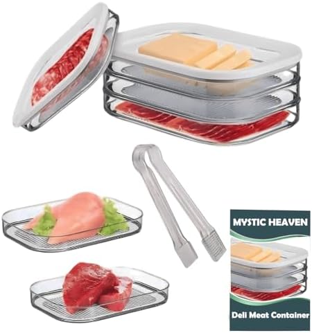 Amazon.com: HUSPUR Deli Meat Container for Fridge,Lunch Meat Container ...