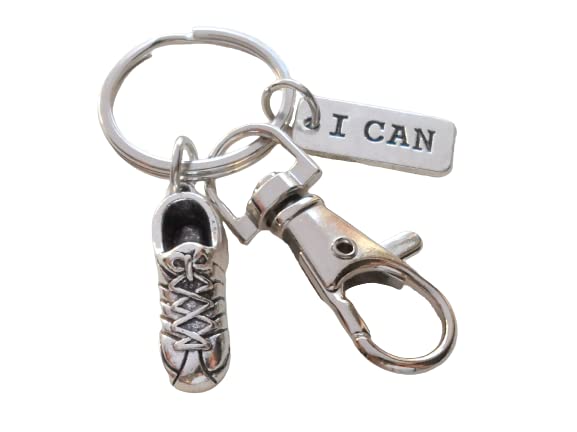 Amazon.com: Track or Cross Country Runner Keychain with Running Shoe ...