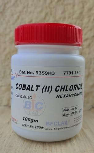 BFC COBALT (II) CHLORIDE LR - 100gm (CoCl2.6H2O) CAS No:7791-13-1 ...