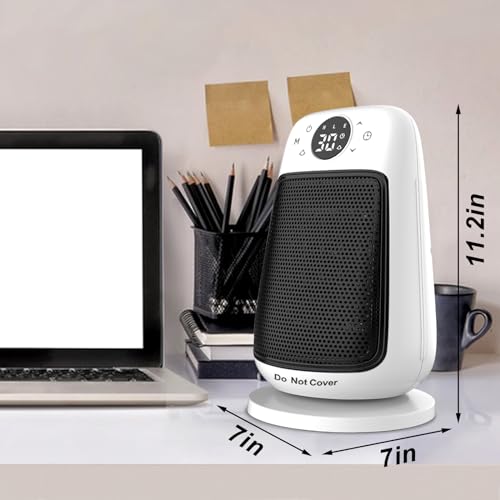 AIUOKYA Electric Space Heater with Fan – 1500W Heaters for Home ...