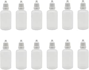 Amazon.com: UUYYEO 12 Pcs Plastic Squeezable Dropping Bottle Eye Liquid ...