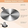 Amazon.com: Induction Adapter Plate for Gas Stove, Stainless Steel Heat ...