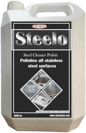 Rainchem Steelo Steel Cleaner Liquid 5 Litre | Powerful Steel Surface ...