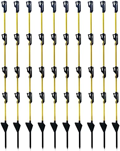 48 inch Electric Fence Posts Step in Fiberglass Insulated Plastic ...