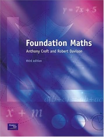 Foundation Maths: Amazon.co.uk: Croft, Dr Anthony, Davison, Robert ...