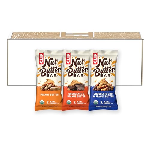CLIF Nut Butter Bar - Variety Pack - Peanut Butter Filled Energy Bars ...