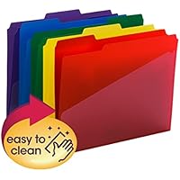 Smead Poly File Folder with Slash Pocket, 1/3-Cut Tab, Letter Size ...