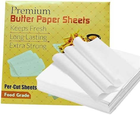 ANCHARA Butter Paper Sheets Premium Quality Butter.Paper Non-Stick ...