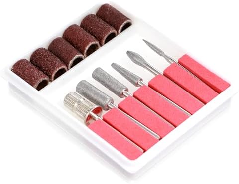 Amazon.com: 6Pcs Nail Drill Bits Set 3/32" Nail Drill Bits Sanding ...