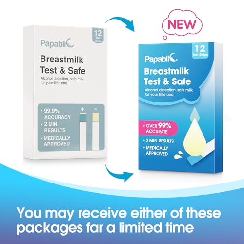 Snapklik.com : 12-Count Of Breastmilk Alcohol Test Strips, 2-min Quick ...