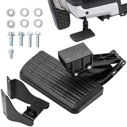 Amazon.com: Rough Country Retractable Bed Step for Ford F-150 (2021 ...