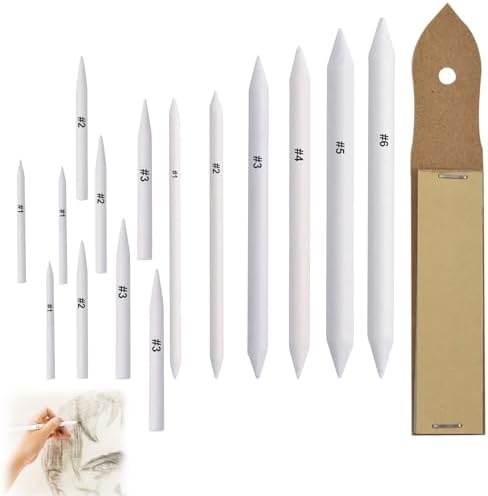 16 Pcs Blending Stumps and Tortillions, Sketch Drawing Set, Paper Art ...