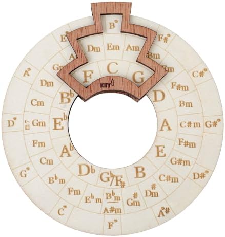 Amazon.com: Rockhouse Circle of Fifths Wheel Metal Melody Tool Chord ...