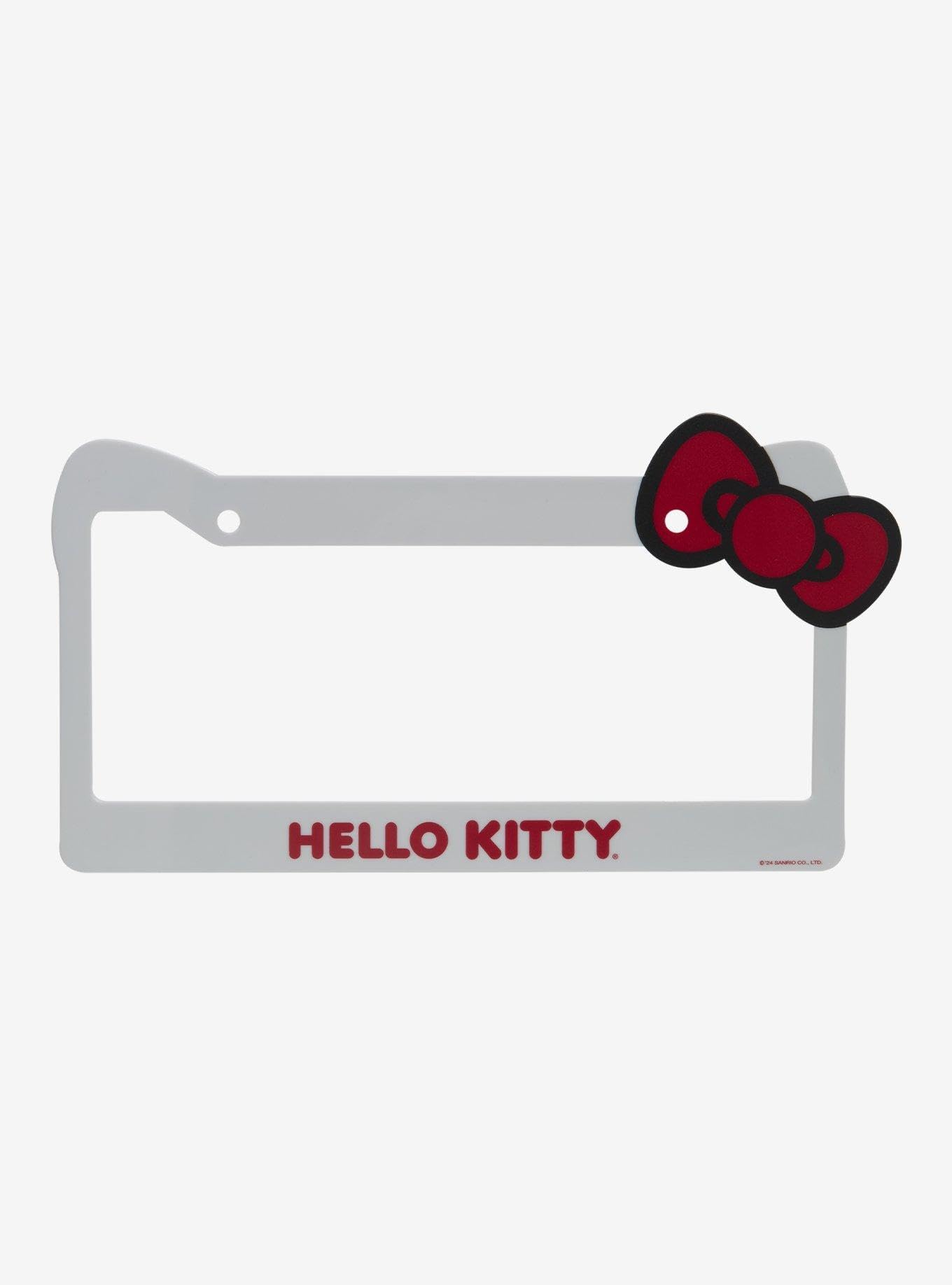 Amazon.com: Chroma Graphics Sanrio Faces Hello Kitty License Plate ...