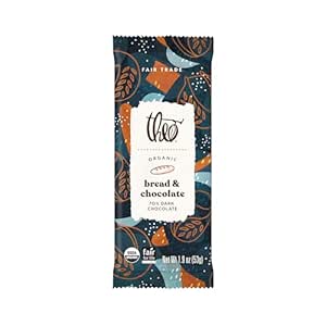 Amazon.com: Theo, Bread/Choc 70% Dark Bar, 1.9 Ounce : Grocery ...