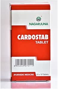 NAGARJUNA Cardostab for Tension and Cardiac - 100 Tablets: Buy Online ...