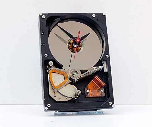 Amazon.com: computer parts clock, Recycled Computer Hard Drive Clock ...