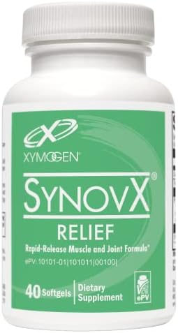 Amazon.com: XYMOGEN SynovX Relief (40 Softgels) : Health & Household