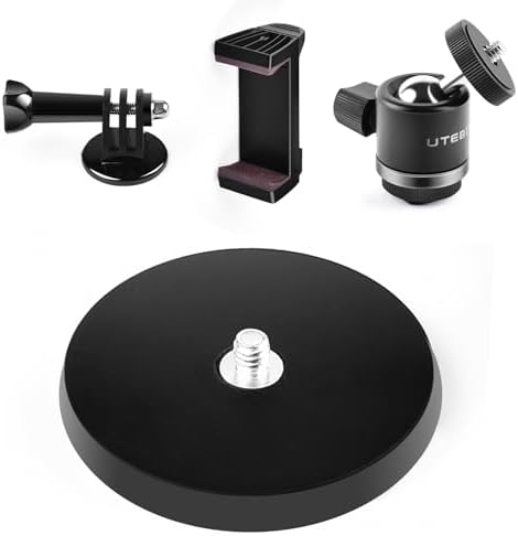 Amazon.com: UTEBIT Magnetic Camera Mount Base Stand Kit 66mm, Magnet ...