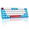 UK Layout 60 Percent Gaming Mechanical Keyboard, 62-Key Wired ...